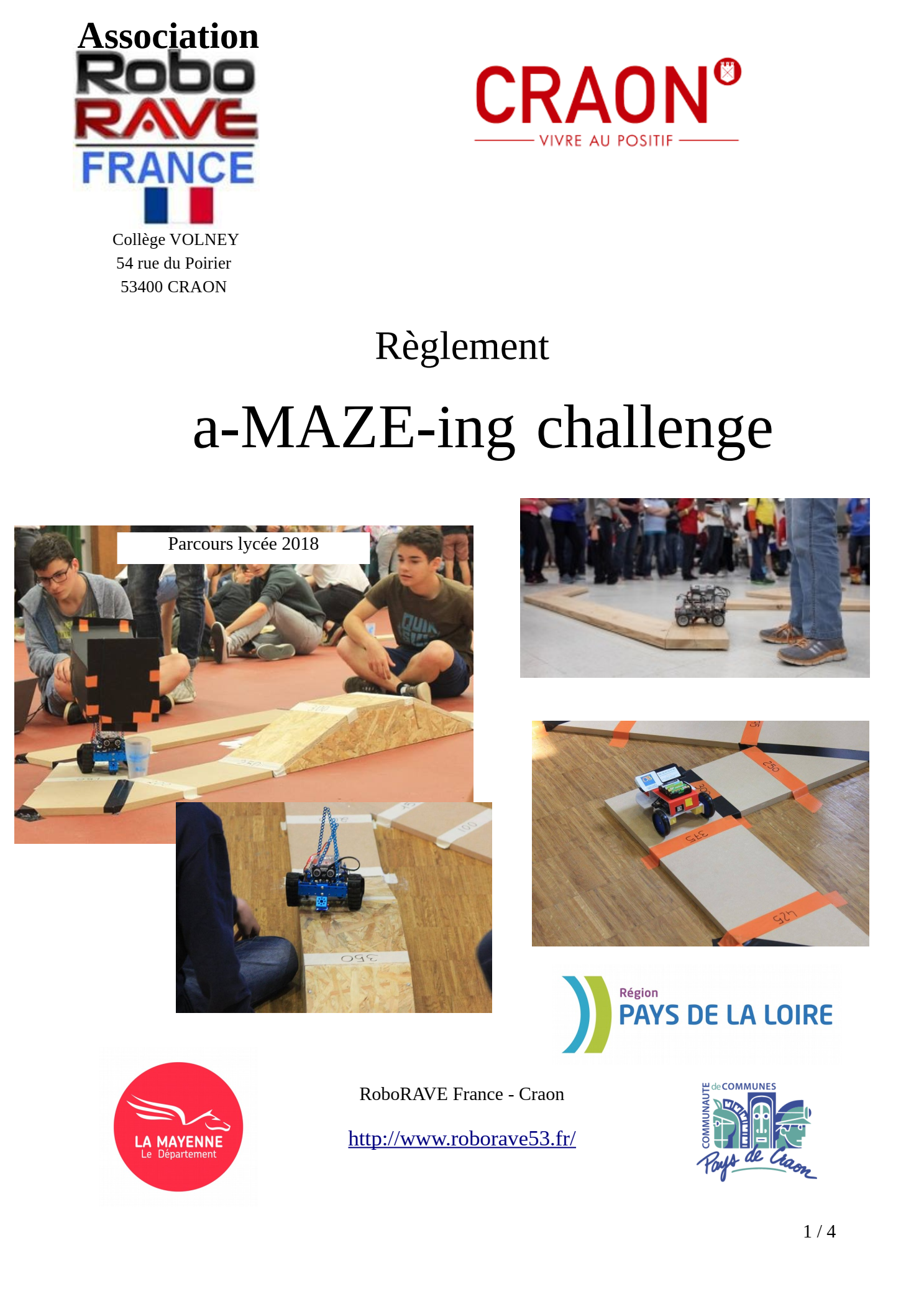 Concours - RoboRAVE 53