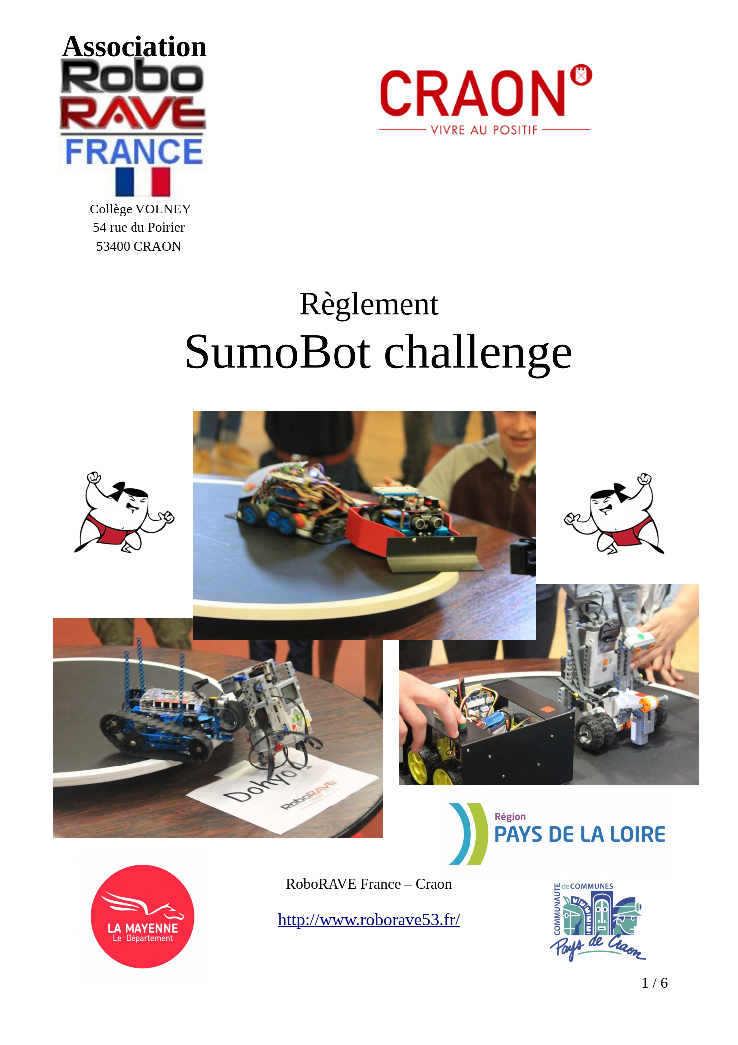 Concours - RoboRAVE 53