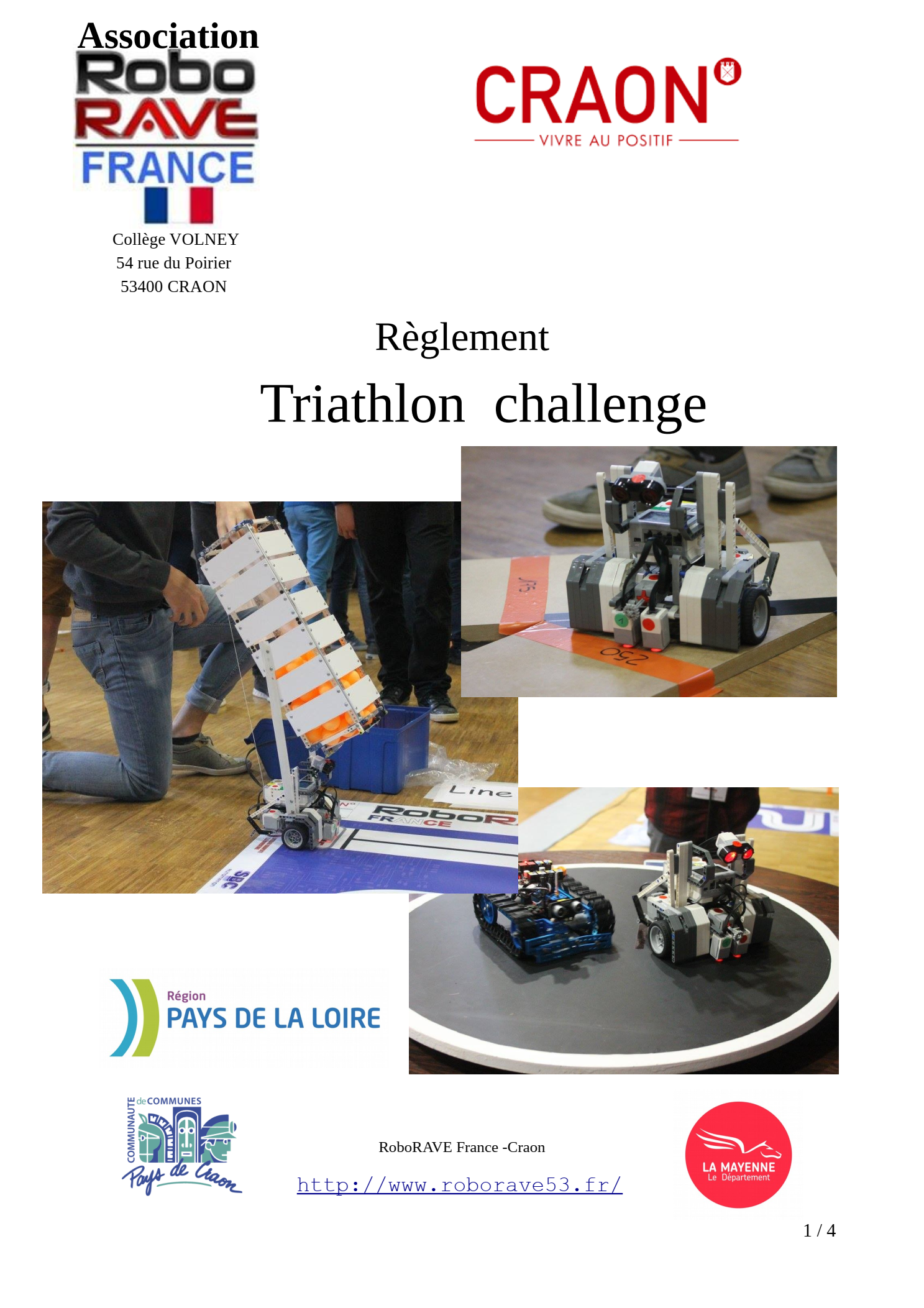 Concours - RoboRAVE 53